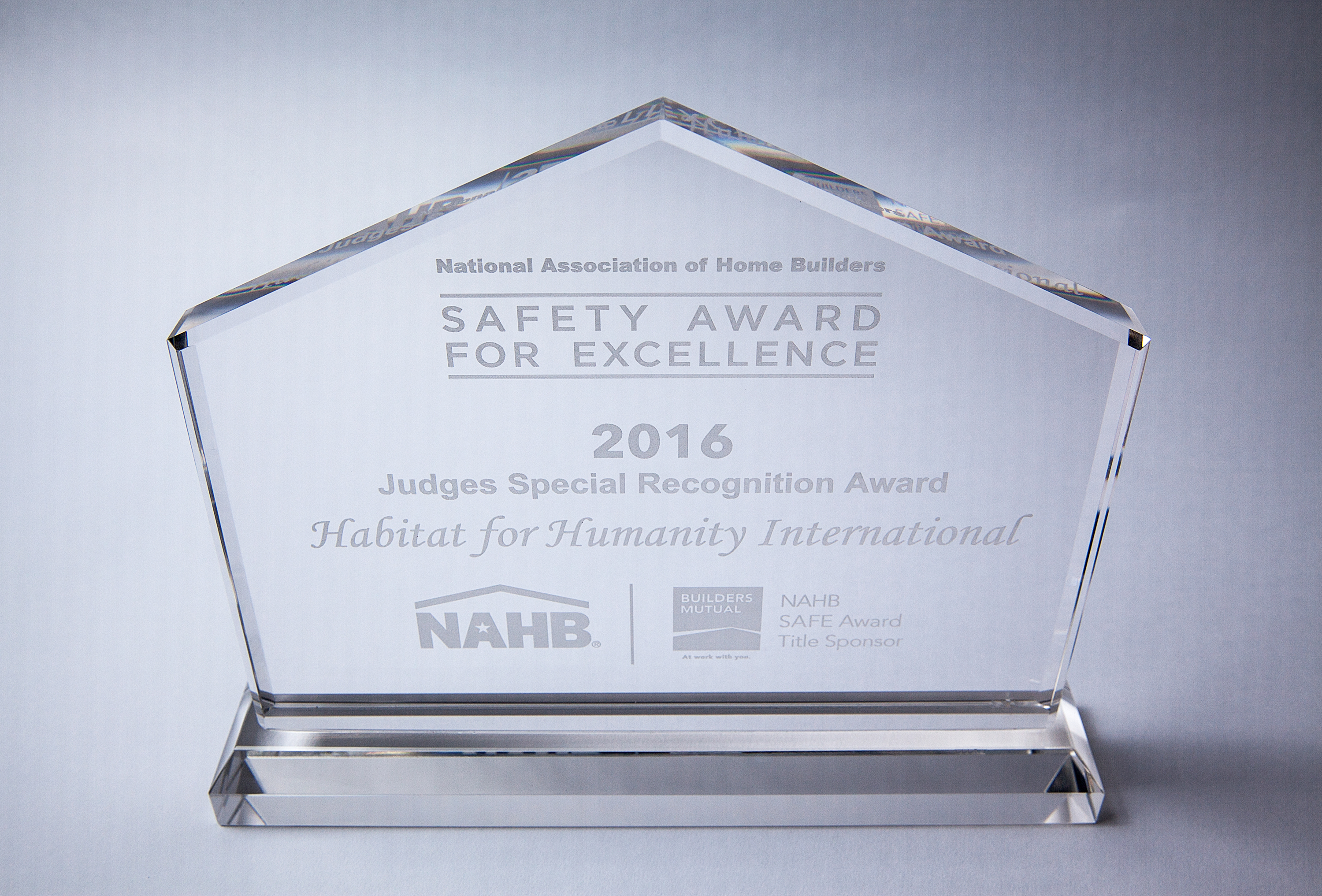 Habitat for Humanity recognized for excellence in safety | Habitat for ...