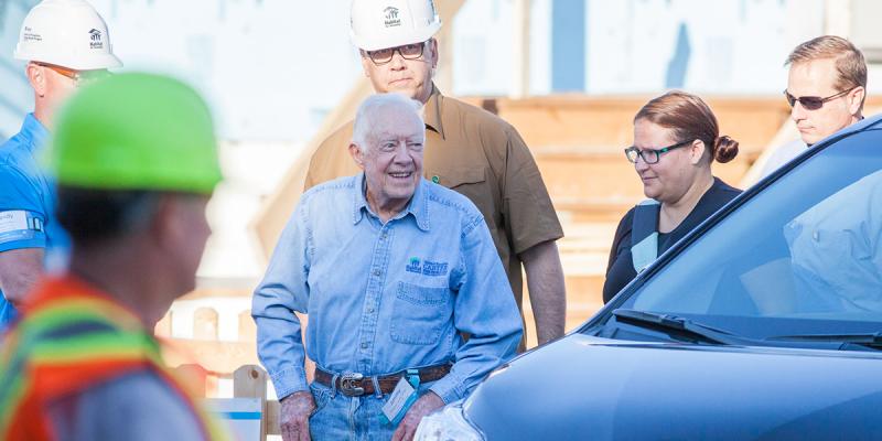 Showing appreciation for the Carter Work Project | Habitat for Humanity