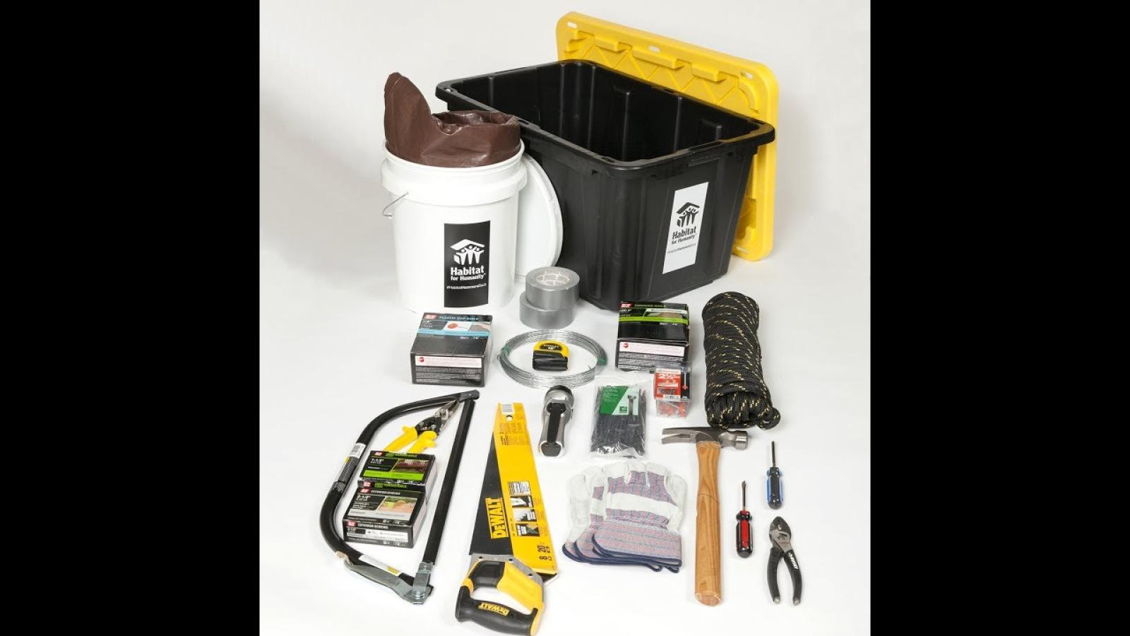 Home repair tools and supplies for hurricane-damaged homes in Puerto ...