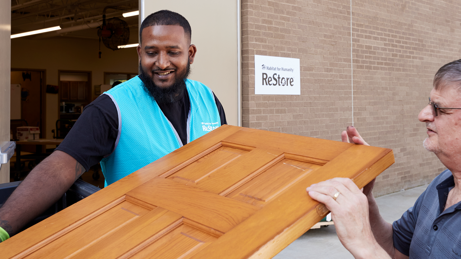 Volunteer at a Habitat for Humanity ReStore